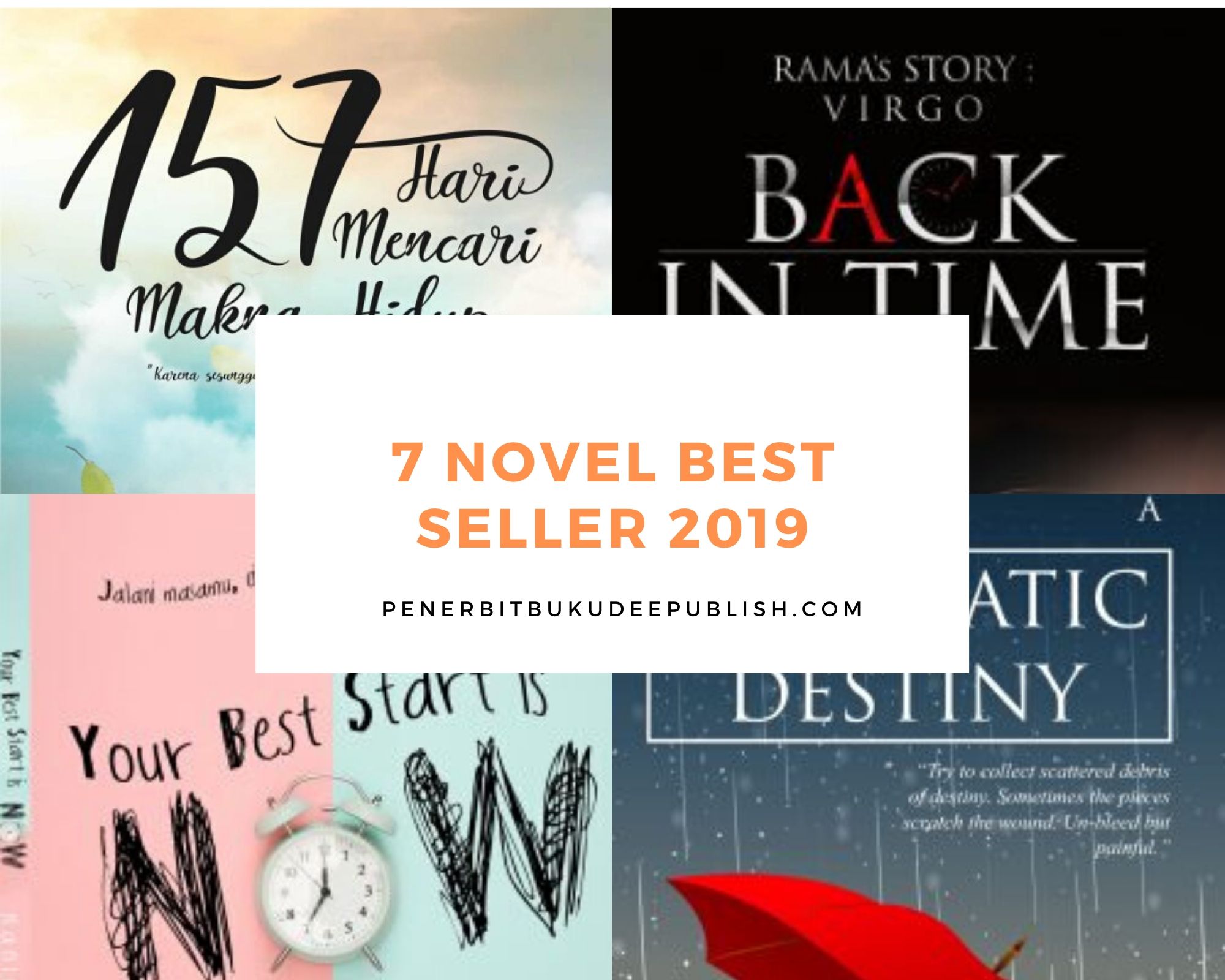 7 Rekomendasi Buku Novel Best Seller 2019 - Deepublish